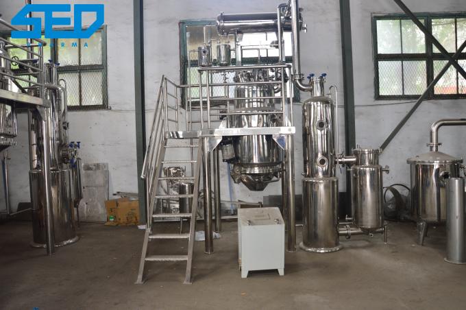 Organic Solvent Recycle Herbal Extraction Equipment Single Effect ...