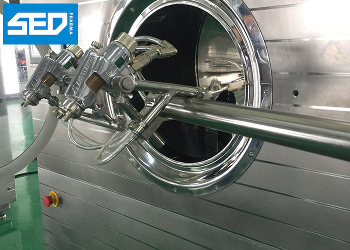 Automatic Film Coating Machine Tablet Coating Equipment With 4 Spray Guns