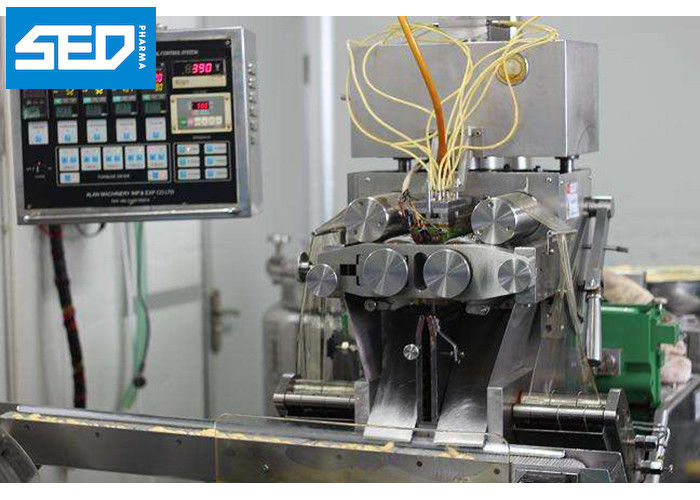 PLC Controlled Softgel Encapsulation Machine 380V 50HZ Three Phase Type