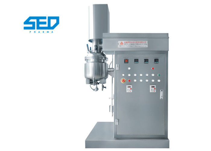 Mini Type Ointment Manufacturing Machine Cosmetics Vacuum Emulsifying Mixer