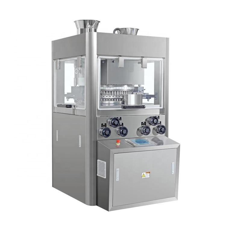 GMP Standard Tablet Punching Machine With Precompress And PLC Touch ...